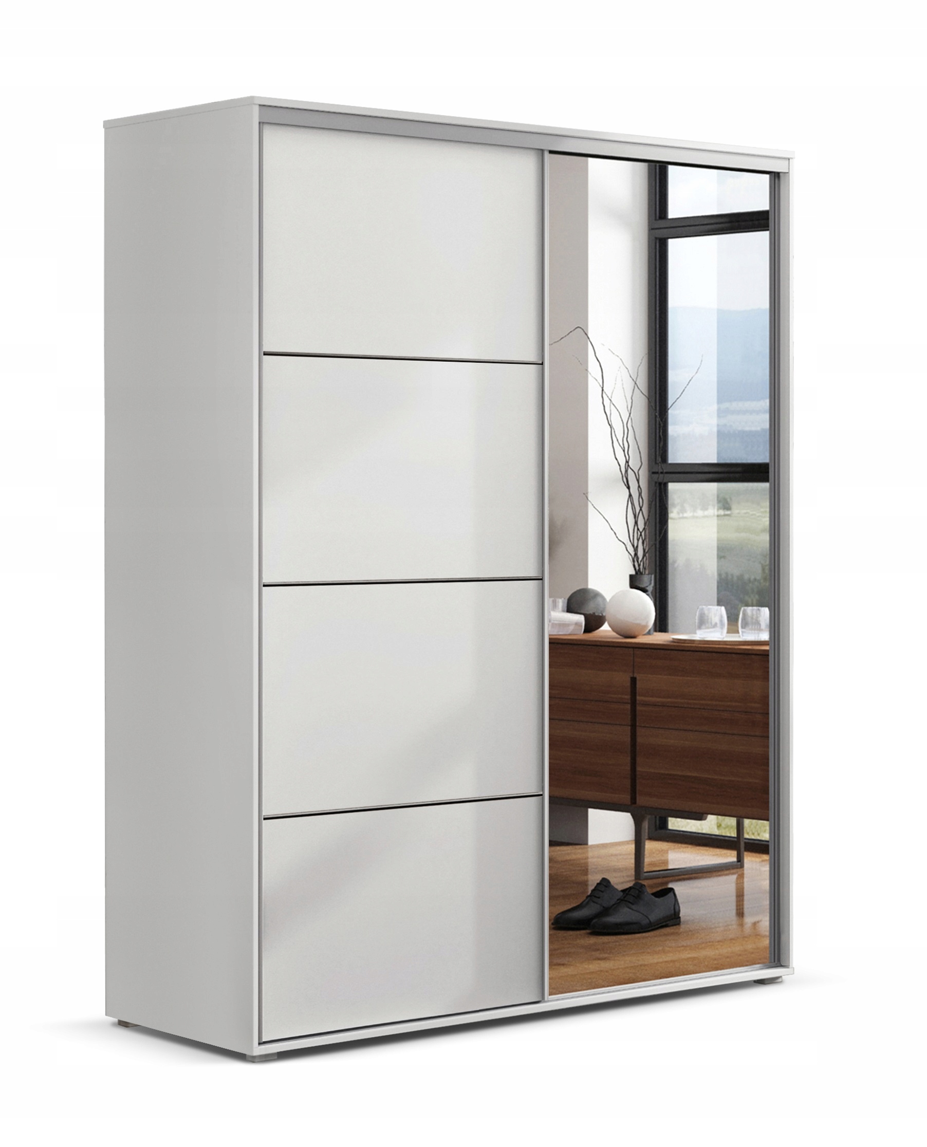 Szafa Meble Skąpski SZAFY PRZESUWNE 230 x 245 x 62 cm dąb sonoma szafa ...