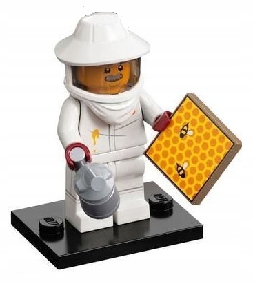 LEGO Minifigurka, Seria 21, Beekeeper, Pszczelarz (5702016912104 ...