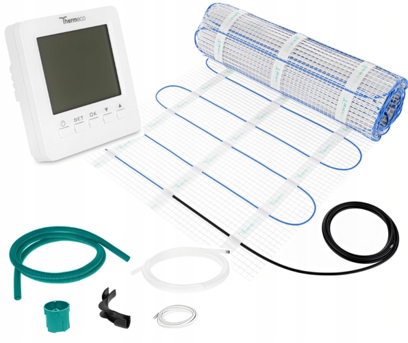 MATA GRZEWCZA GRZEJNA ZESTAW REGULATOR H8 THERMECO - 1,5 m2 (5904326931176) • Cena, Opinie ...