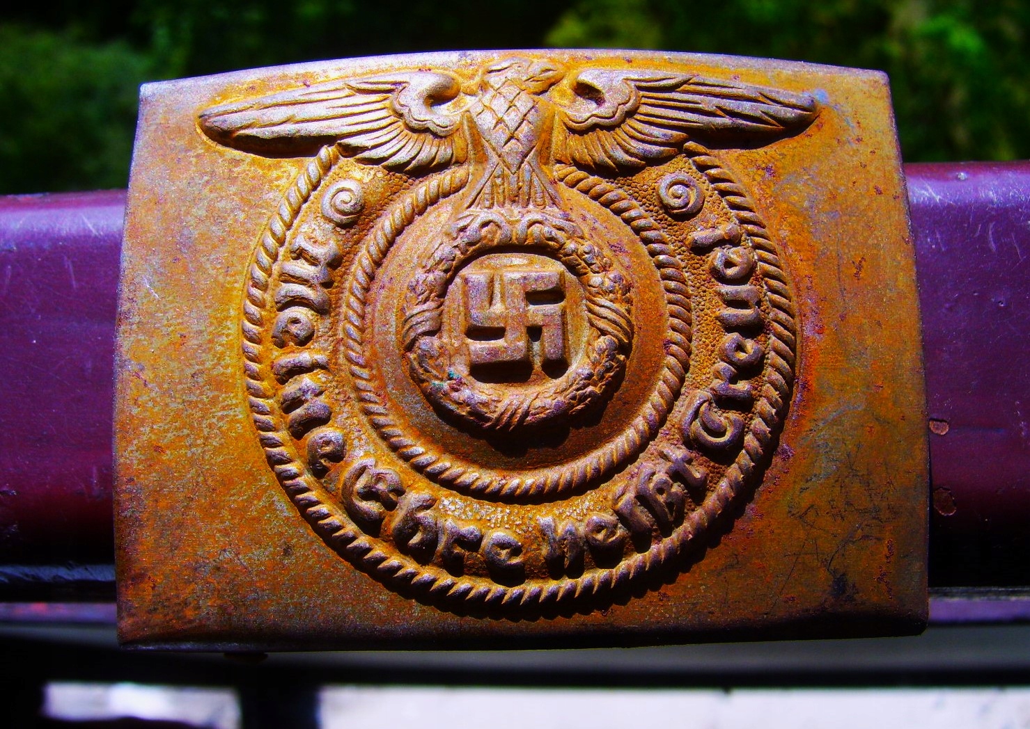 100% ORYGINALNA KLAMRA OFICERA SS Z DATA 1942 ? +NÓŻ MASA PERŁOWA ...