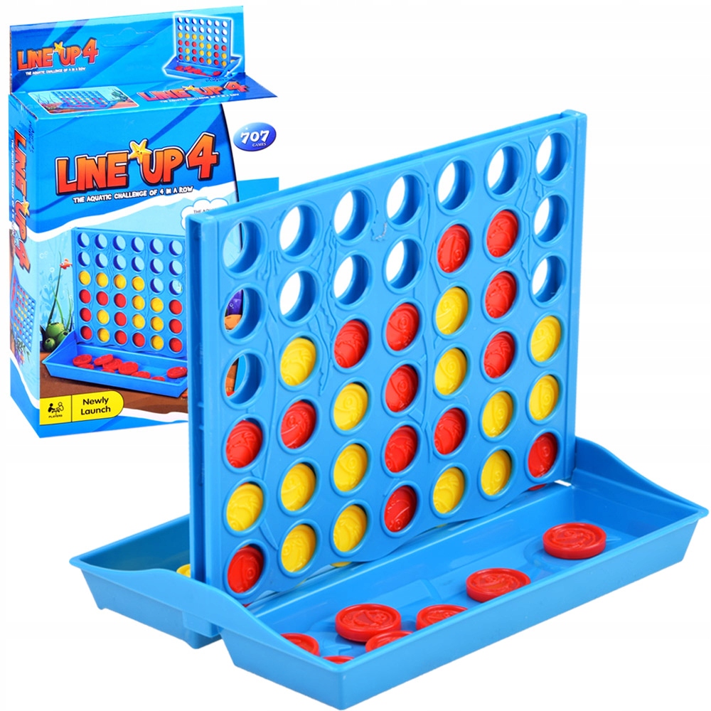Gra Strategiczna Line Up 4 Ułóż Gr0374 (5905258511283) • Cena, Opinie ...