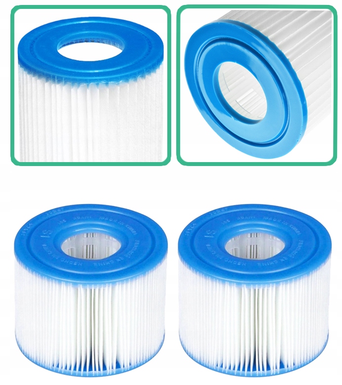 2x FILTR DO POMPY BASENU JACUZZI INTEX WKŁAD FILTRACYJNY 29001 | TYP S1 ...