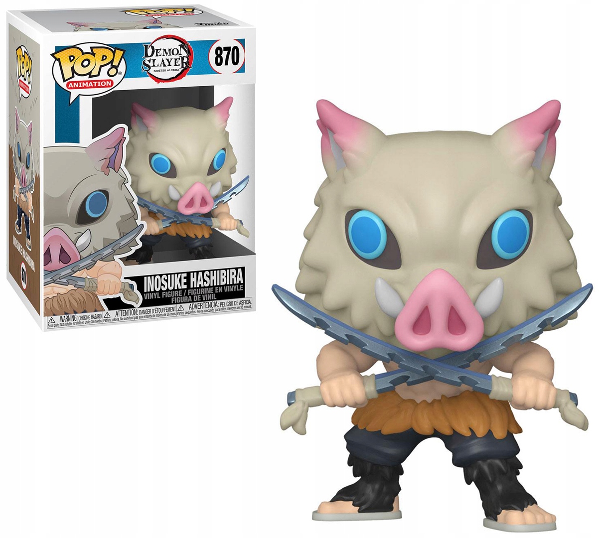 Oryginalna Figurka FUNKO POP Anime: Demon Slayer - Inosuke Hashibira ...