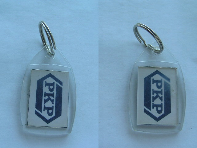 PKP POLSKIE KOLEJE PAŃSTWOWE - stary breloczek PRL reklama • Cena ...