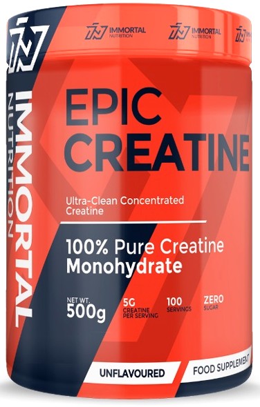IMMORTAL EPIC CREATINE 500g KREATYNA MONOHYDRAT - 12726334939 - Allegro.pl