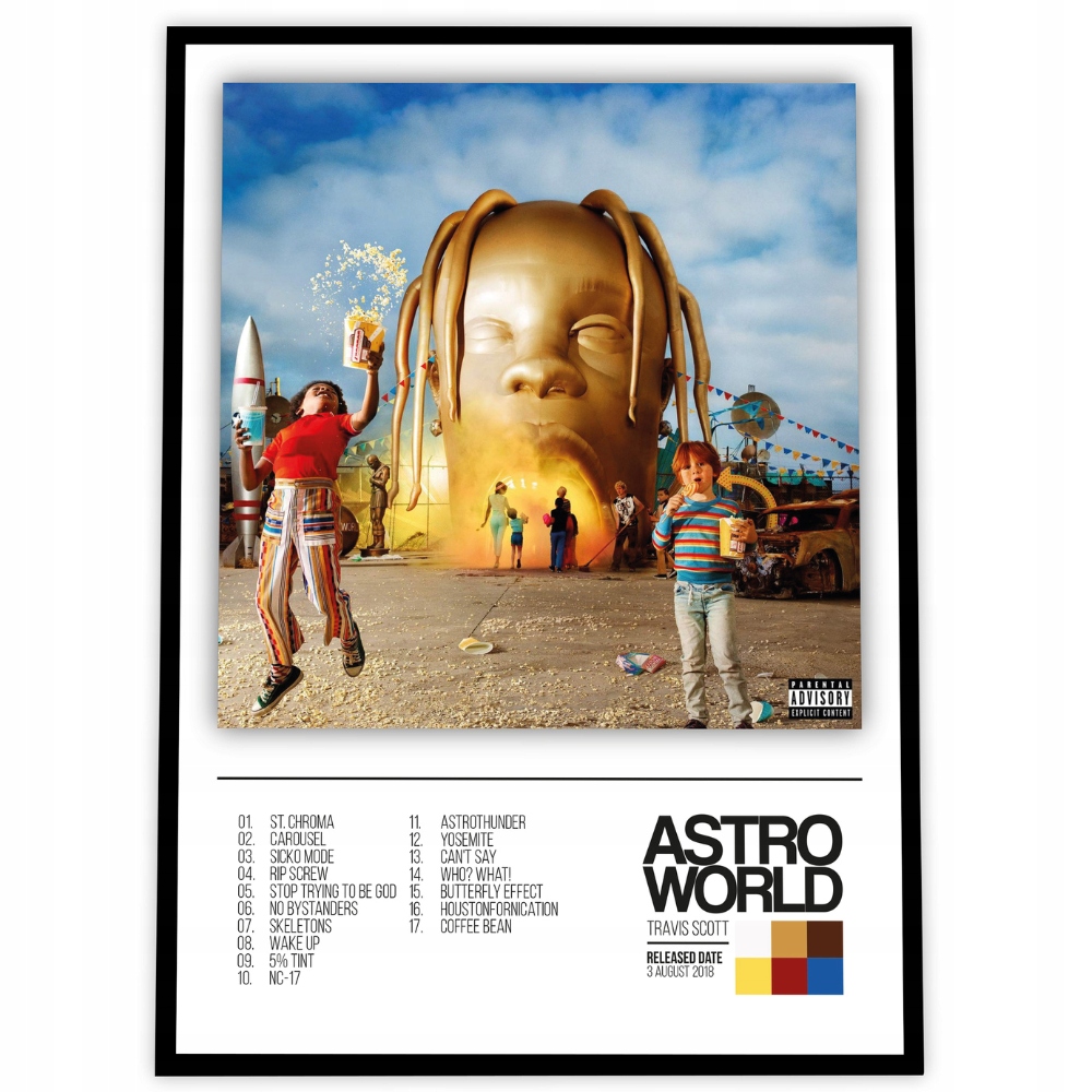 Plakat Muzyczny Travis Scott bez ramy 40 x 30 cm • Cena, Opinie • Plakaty 17473129090 • Allegro