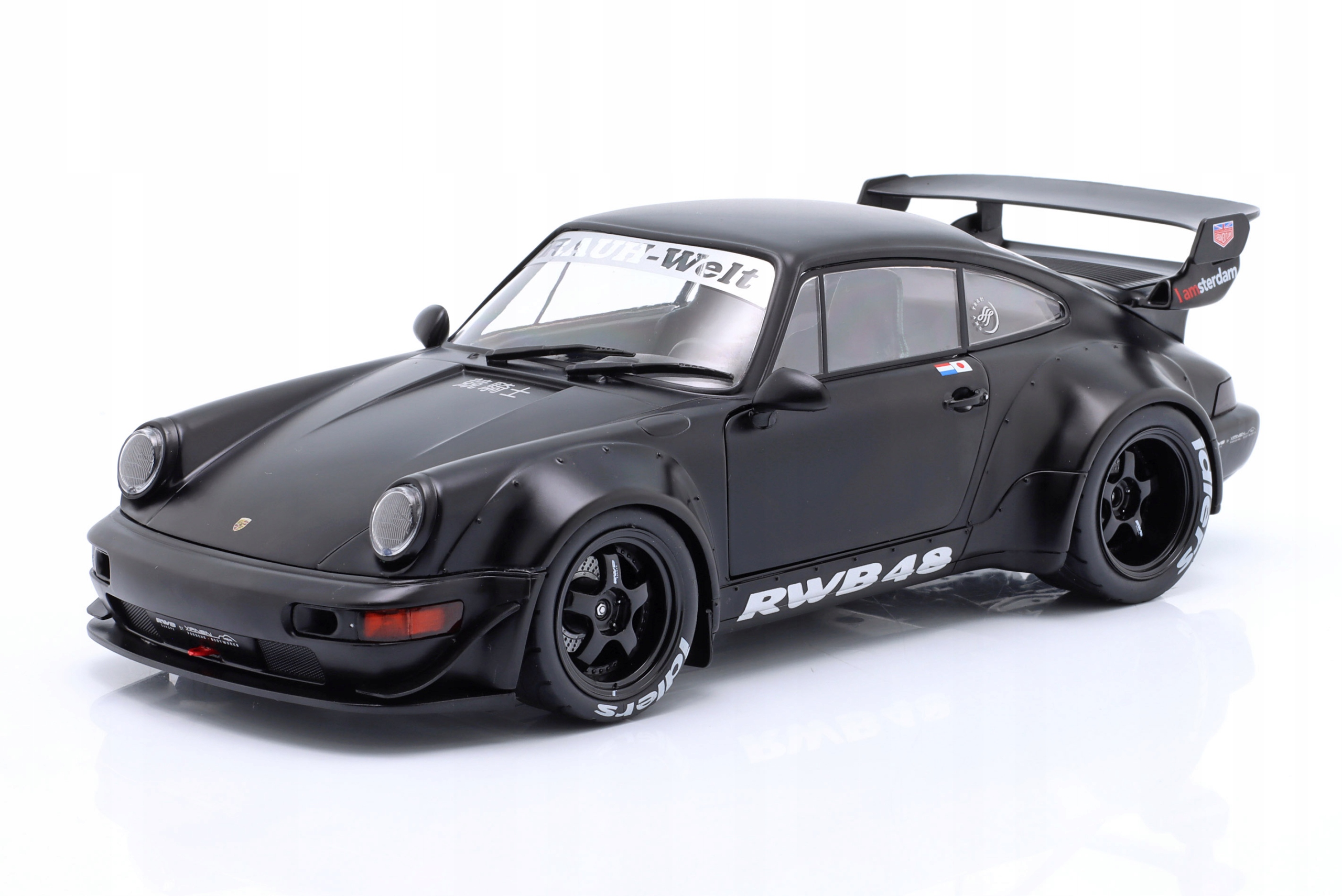 1:18 PORSCHE (964) RWB DARTH VADER 2016 model metalowy SOLIDO PREZENT ...