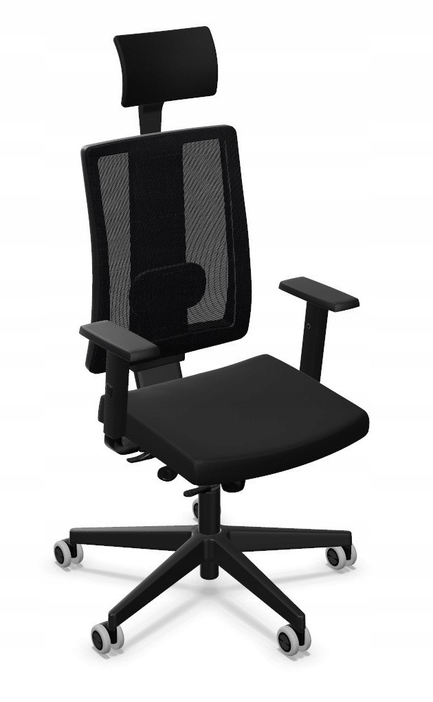 Fotel obrotowy Styl czarny (4007249884671) • Cena, Opinie • Fotele ...