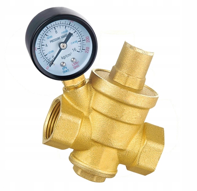 REDUKTOR CIŚNIENIA WODY 1 1/2'' DN40 + MANOMETR (5903887209694) • Cena, Opinie • Zawory ...