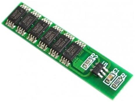 Moduł BMS PCM PCB ładowania i ochrony ogniw Li-ion - 1S - 3,7V - 13A ...