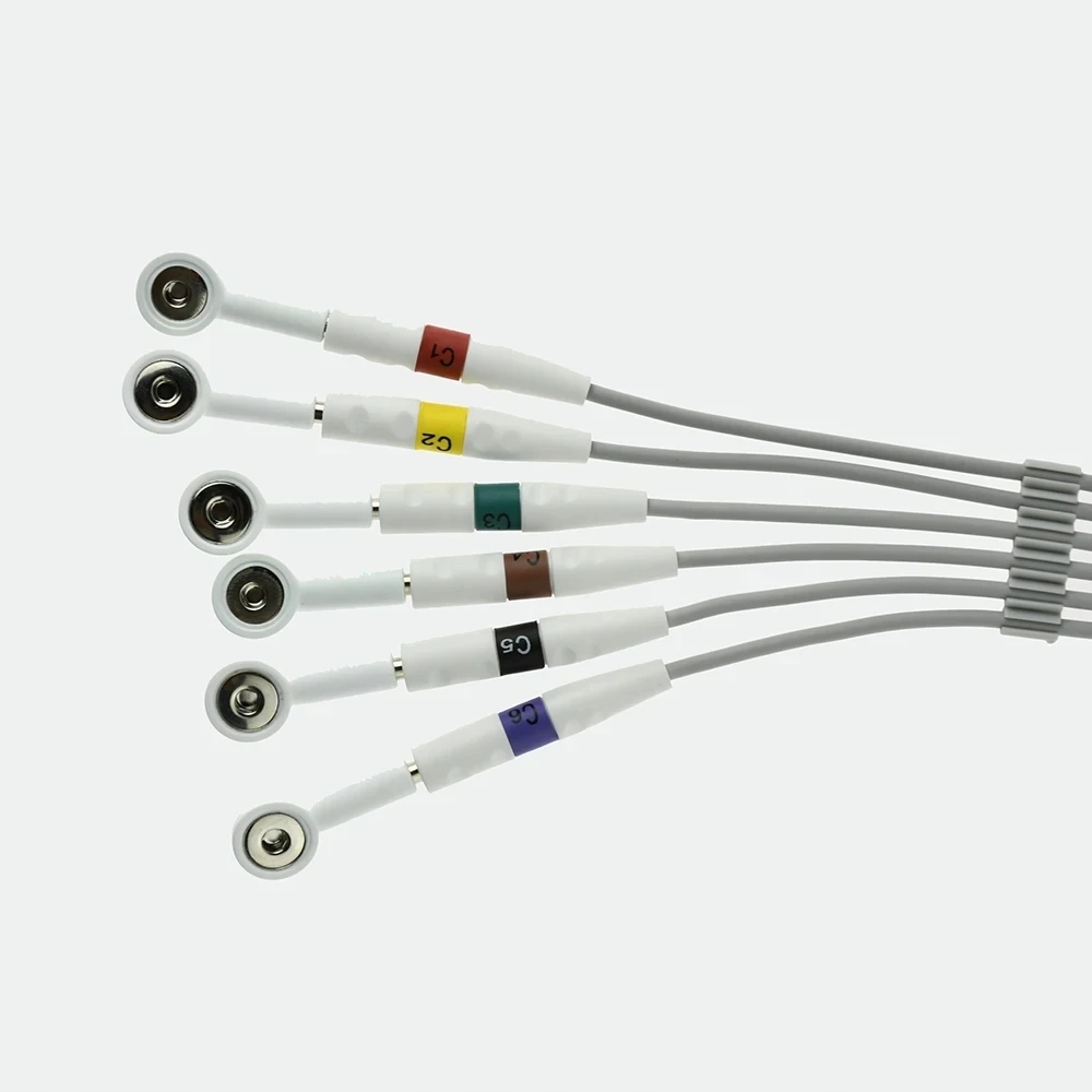 ECG EKG Snap Lead Wires Snap Connect Adapter Snap Connector Electrode ...
