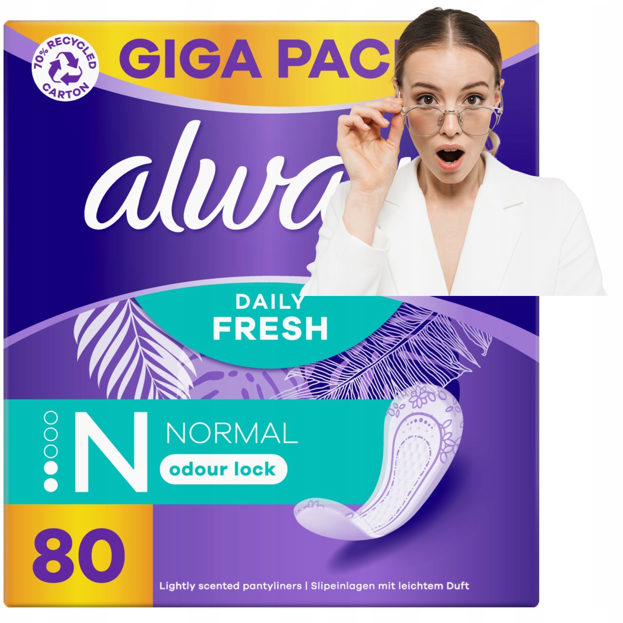 ALWAYS Daily Fresh Normal wkładki higieniczne A80 (4015400746812 ...