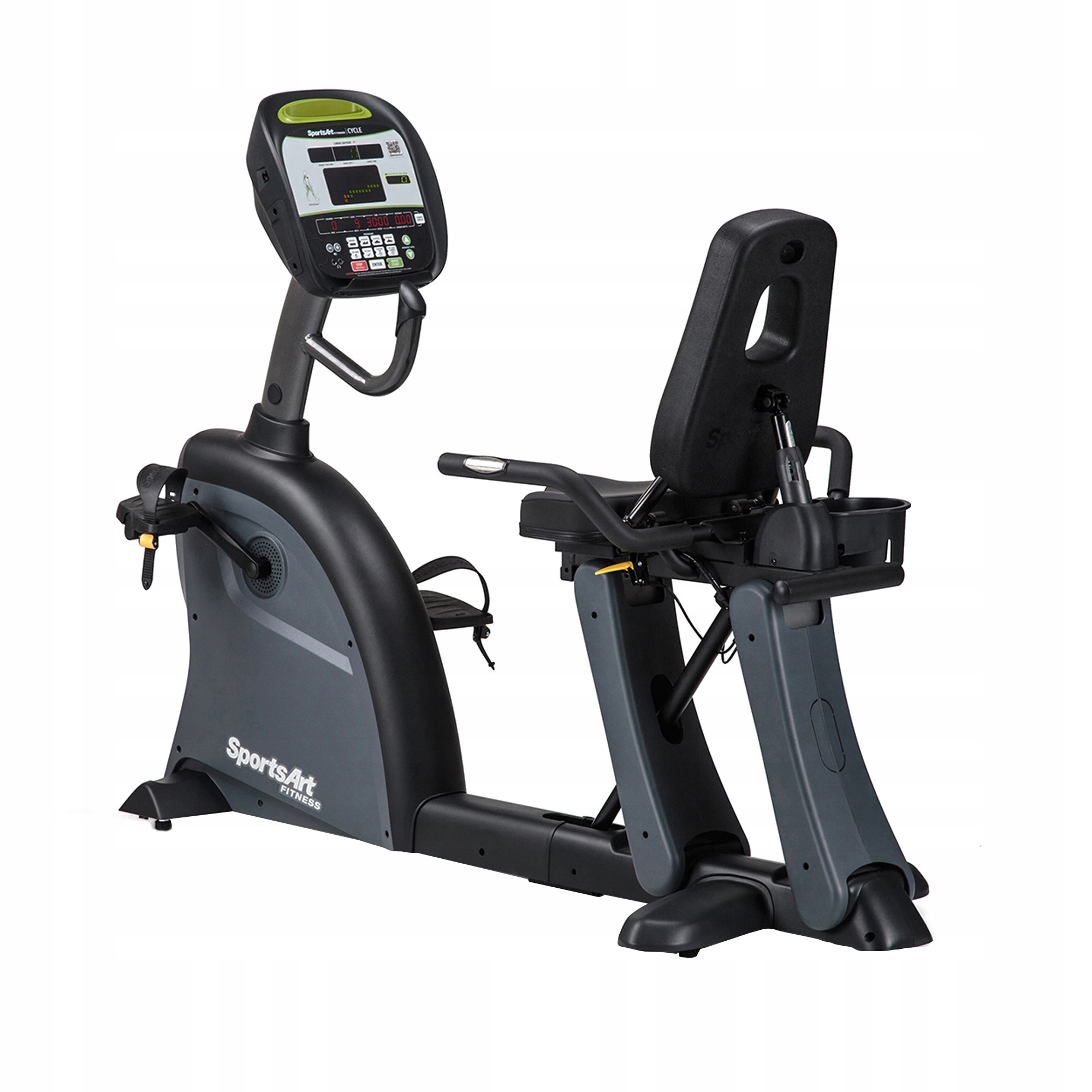 Rower treningowy elektromagnetyczny poziomy SportsArt LED Display C545R ...