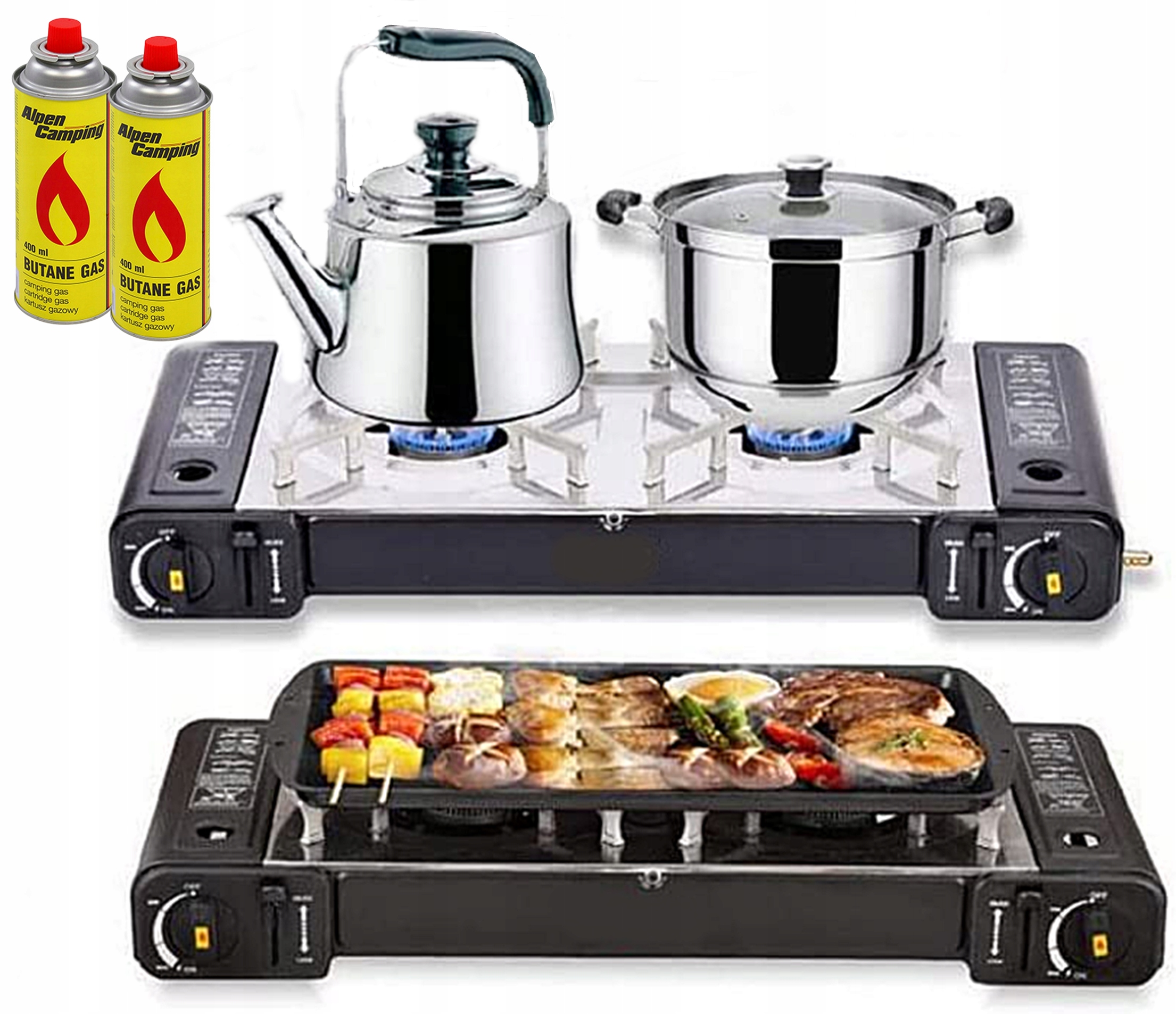 KUCHENKA GAZOWA TURYSTYCZNA 2W1 DWUPALNIKOWA 2 GAZ - Kuchenka Gazowa ...