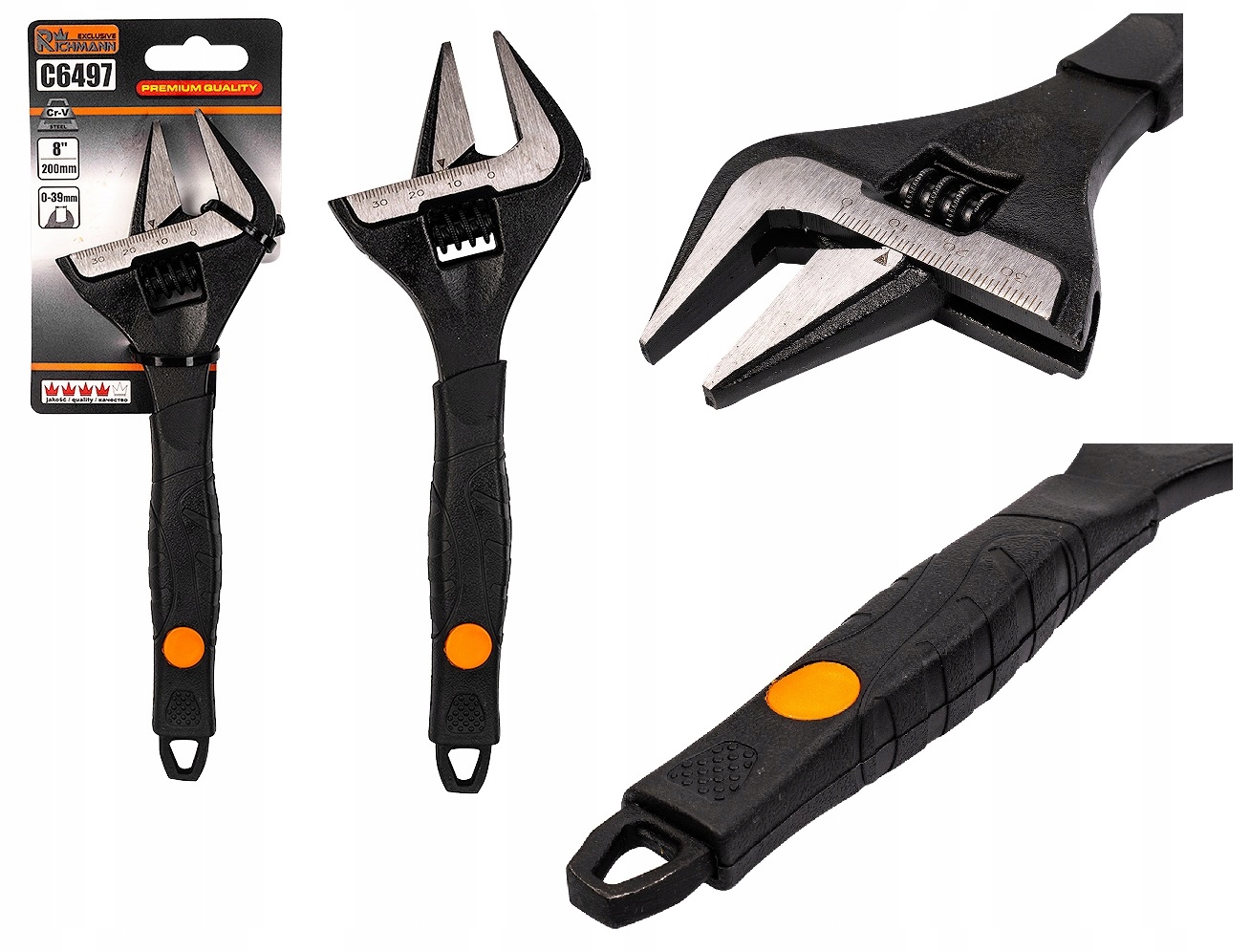 KLUCZ NASTAWNY SZWED 10'' SZWEDZKI 0-50mm RICHMANN (C6498) • Cena ...