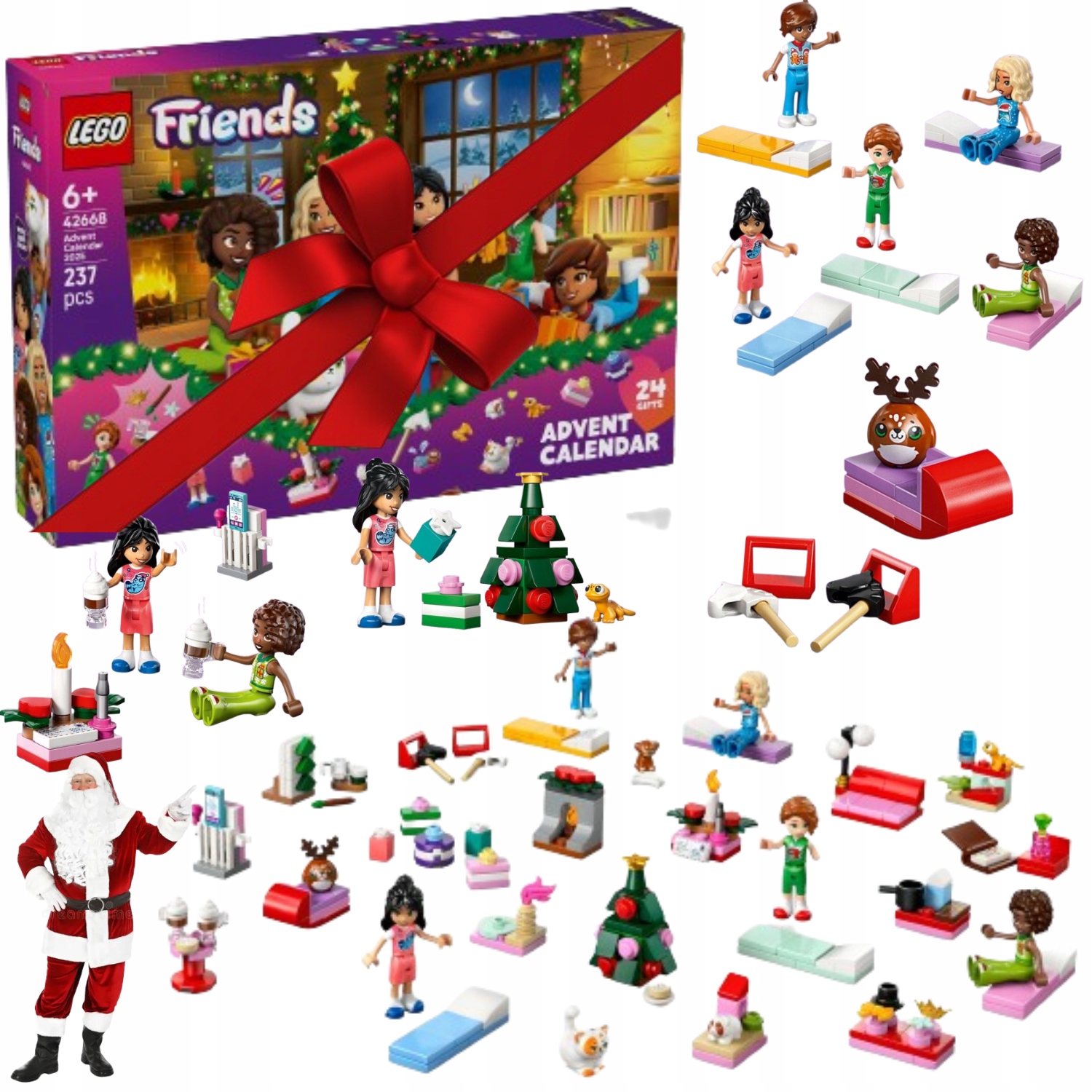 Klocki LEGO Friends 42668 Kalendarz adwentowy na 2025 rok ...