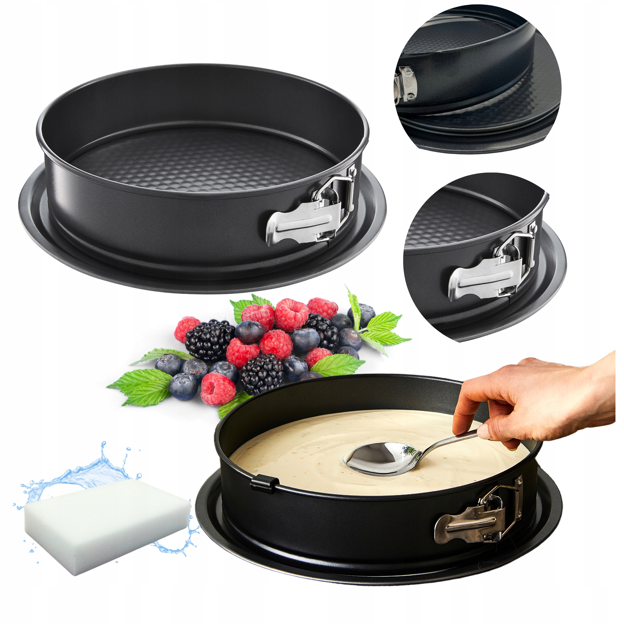 TORTOWNICA DO CIASTA BLACHA OKRĄGŁA AMBITION 28 CM DO PIECZENIA CIASTA ...