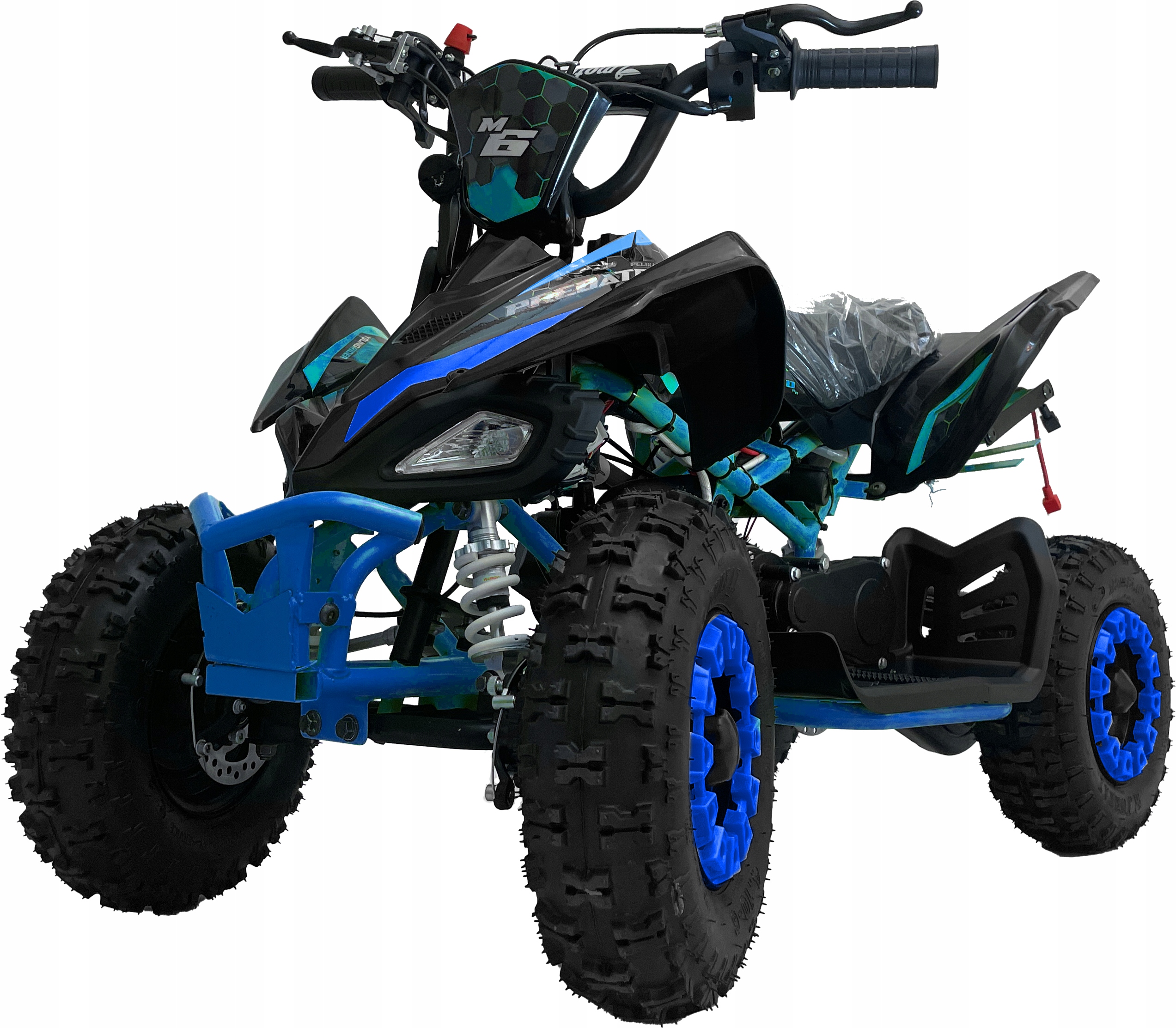 MINI QUAD SPALINOWY DLA DZIECI // PREDATOR // DUŻE KOŁA REGULACJA ...