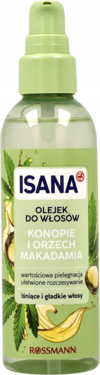 ISANA HANF & MACADAMIA OLEJEK DO WŁOSÓW 100 ML (4305615710150) • Cena, Opinie • Olejki do włosów ...