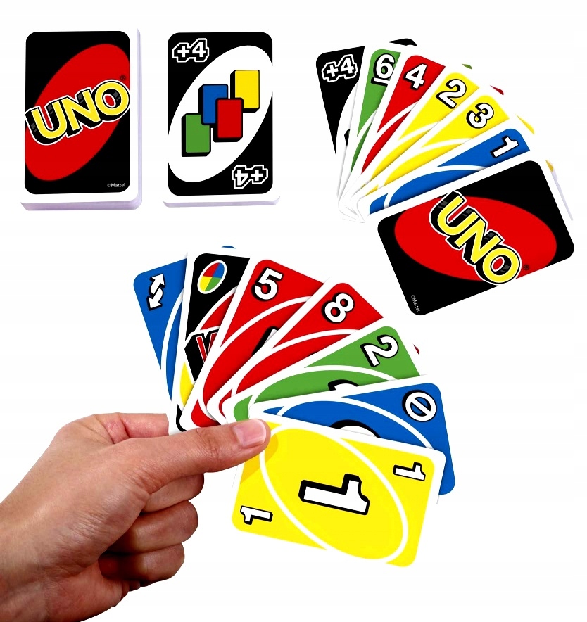 Kartová hra Uno logická rodinná kartová hra za 10,42 € - Allegro