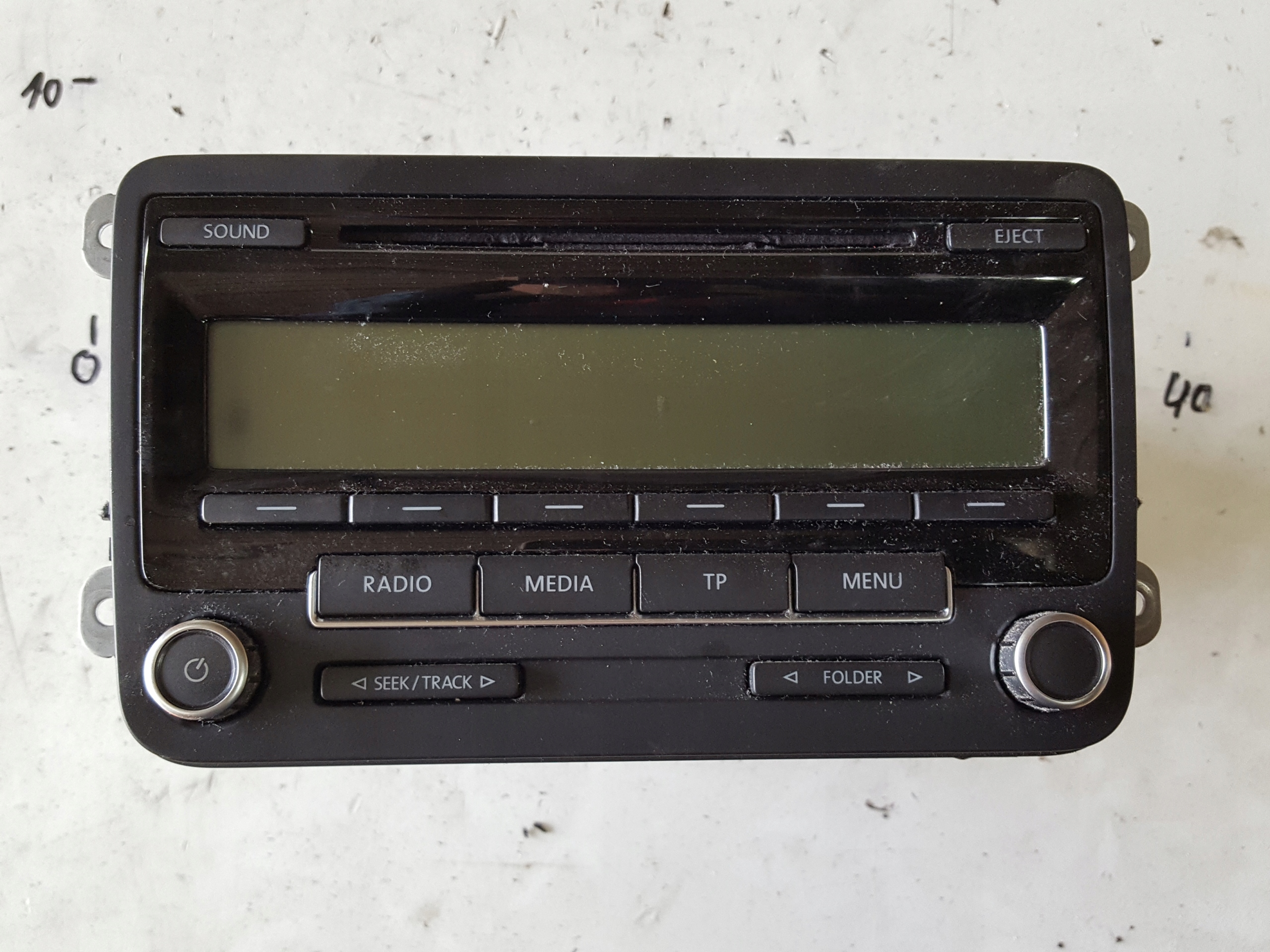 Radioodtwarzacz Volkswagen OE 1K0035186AA • Cena, Opinie - Allegro