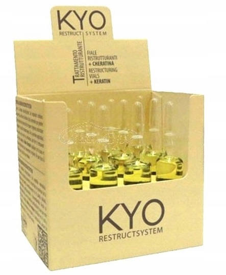 KYO Restruct System AMPUŁKI z KERATYNĄ Do Włosów 12x 10 ml (8031387001795) • Cena, Opinie ...