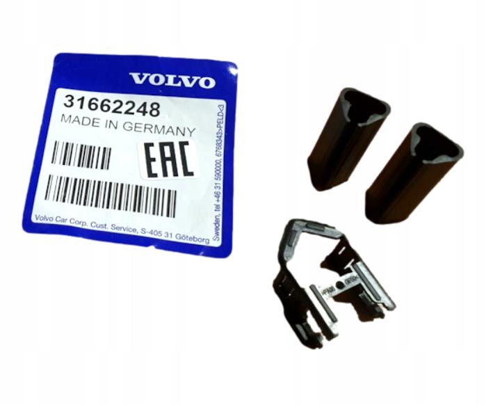VOLVO XC60 II spinki mocowanie przewodow ramiona wycieraczek OE ...