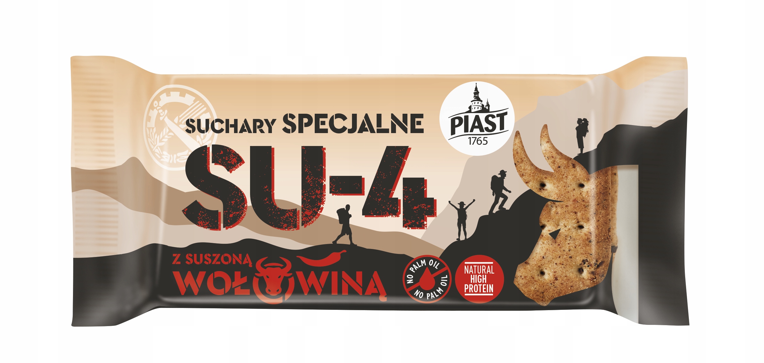 Suchary specjalne Piast SU-4 z suszoną wołowiną 70 g (5900765208534 ...