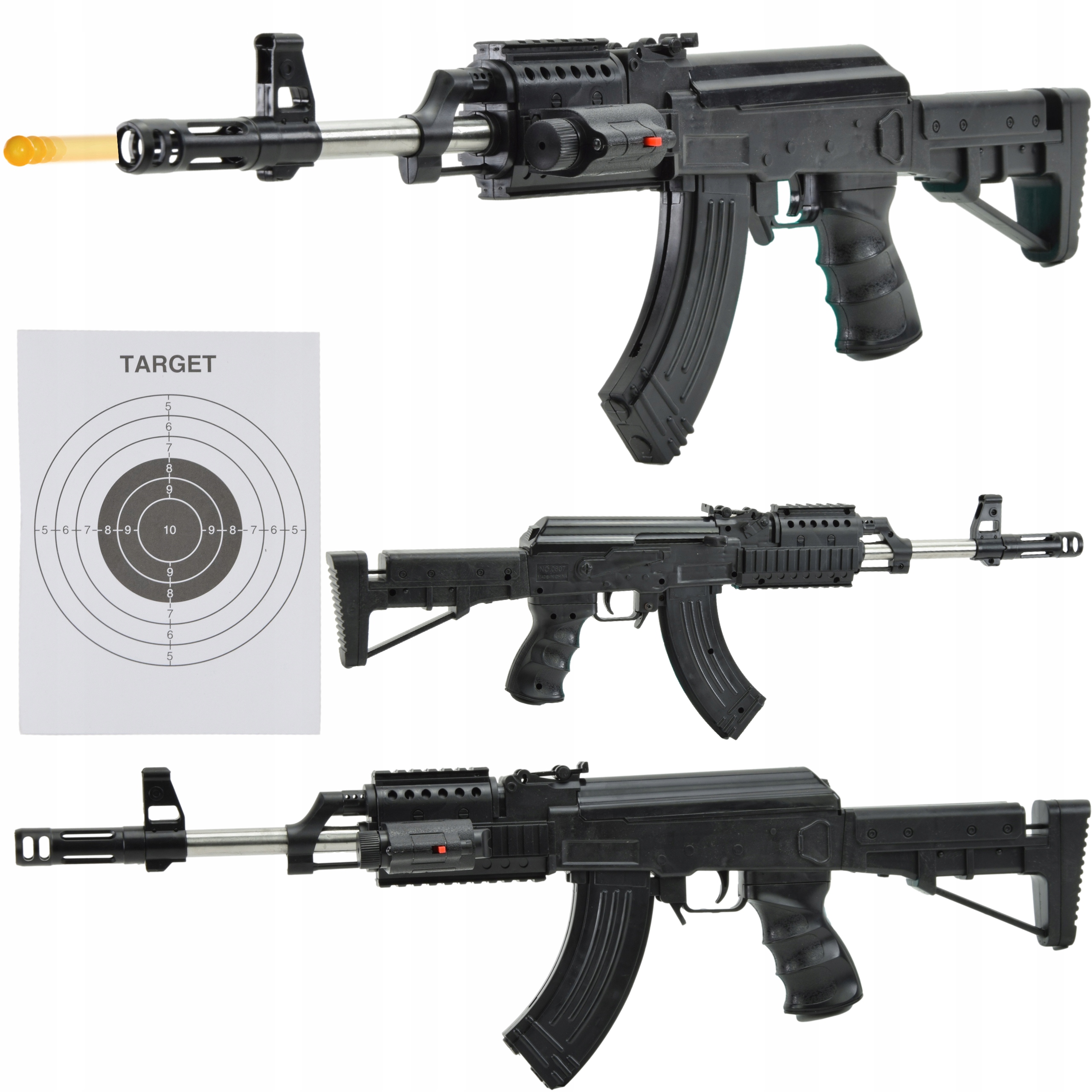 KARABIN LASER ASG NA KULKI METAL PISTOLET BROŃ 12838037308 - Allegro.pl