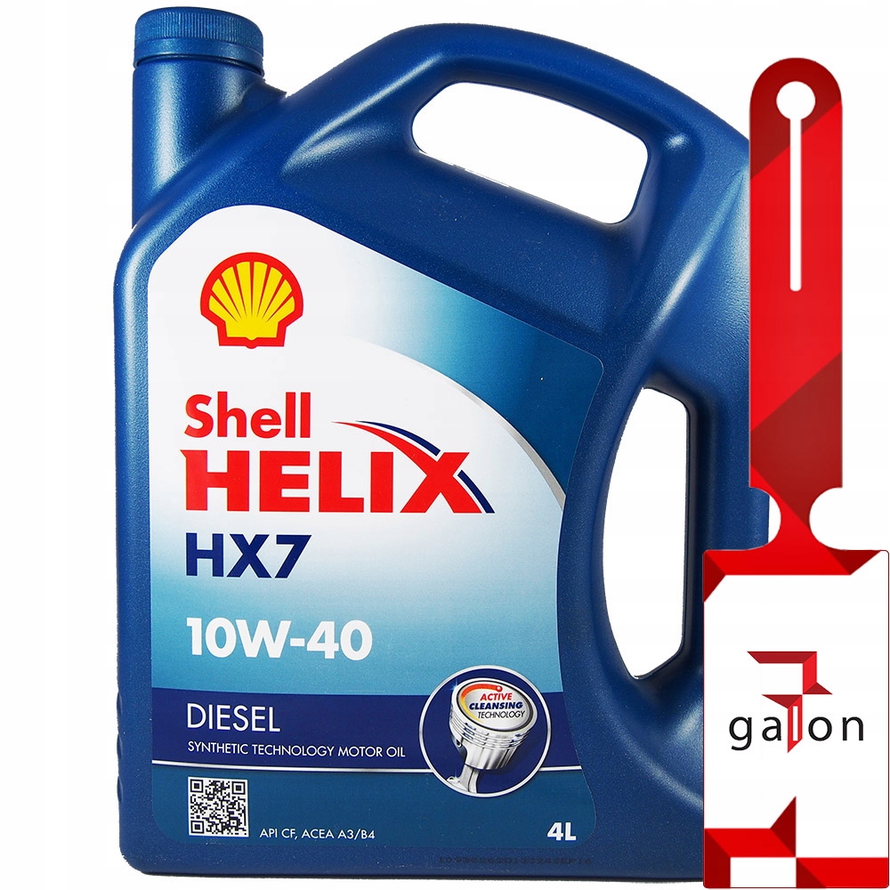 SHELL HELIX HX7 DIESEL 10W40 4L za 101,90 zł z BIAŁYSTOK, UL. HETMAŃSKA ...