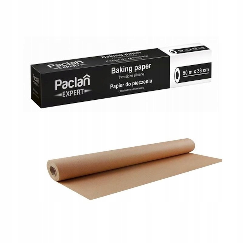 Paclan PAPIER DO DO PIEKARNIKA PIECZENIA SILIKONOWANY W ROLCE 50m x ...