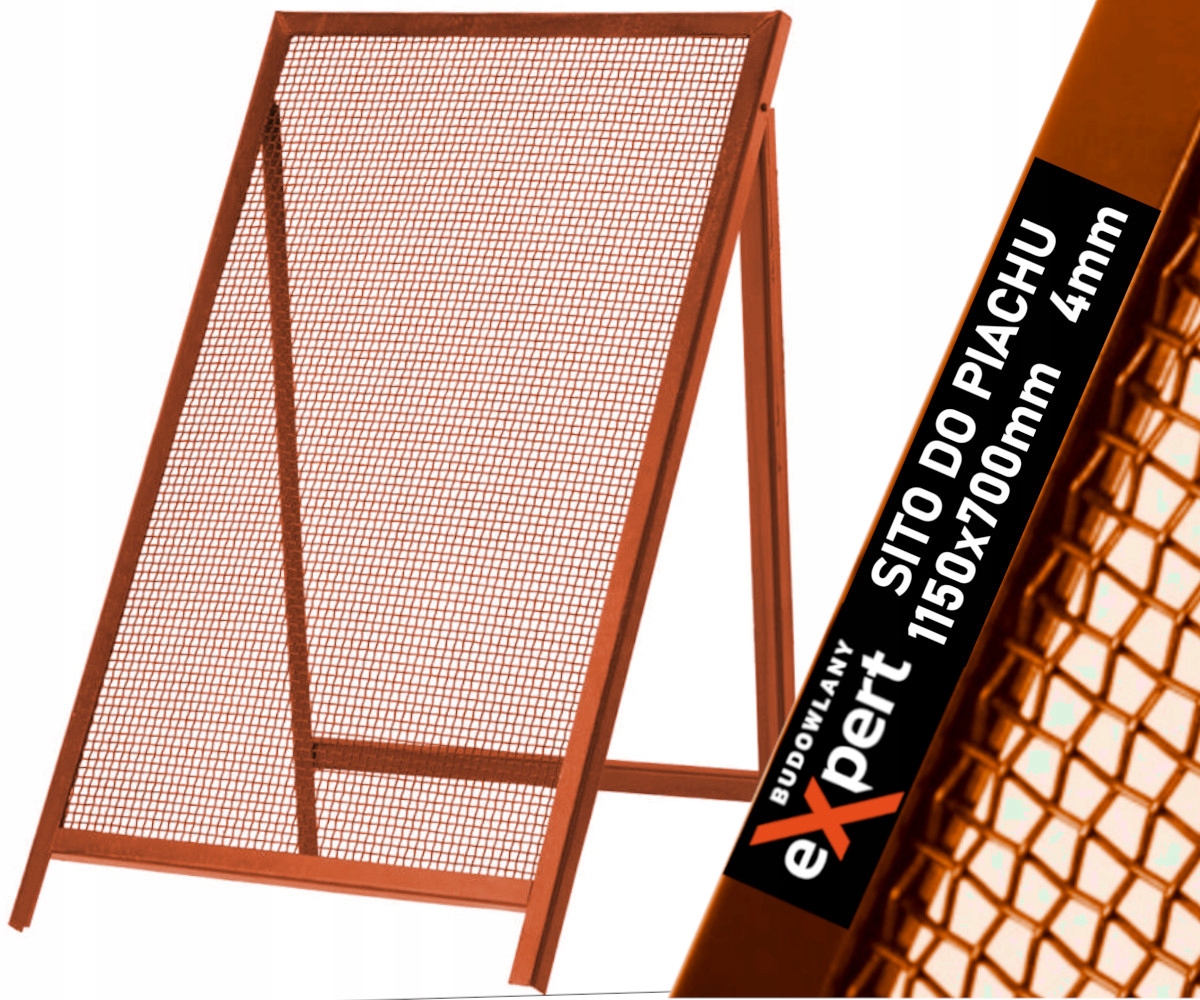 SITO BUDOWLANE DO PIACHU PIASKU ŻWIRU ZIEMI 4mm (sito do żwiru piasku ...