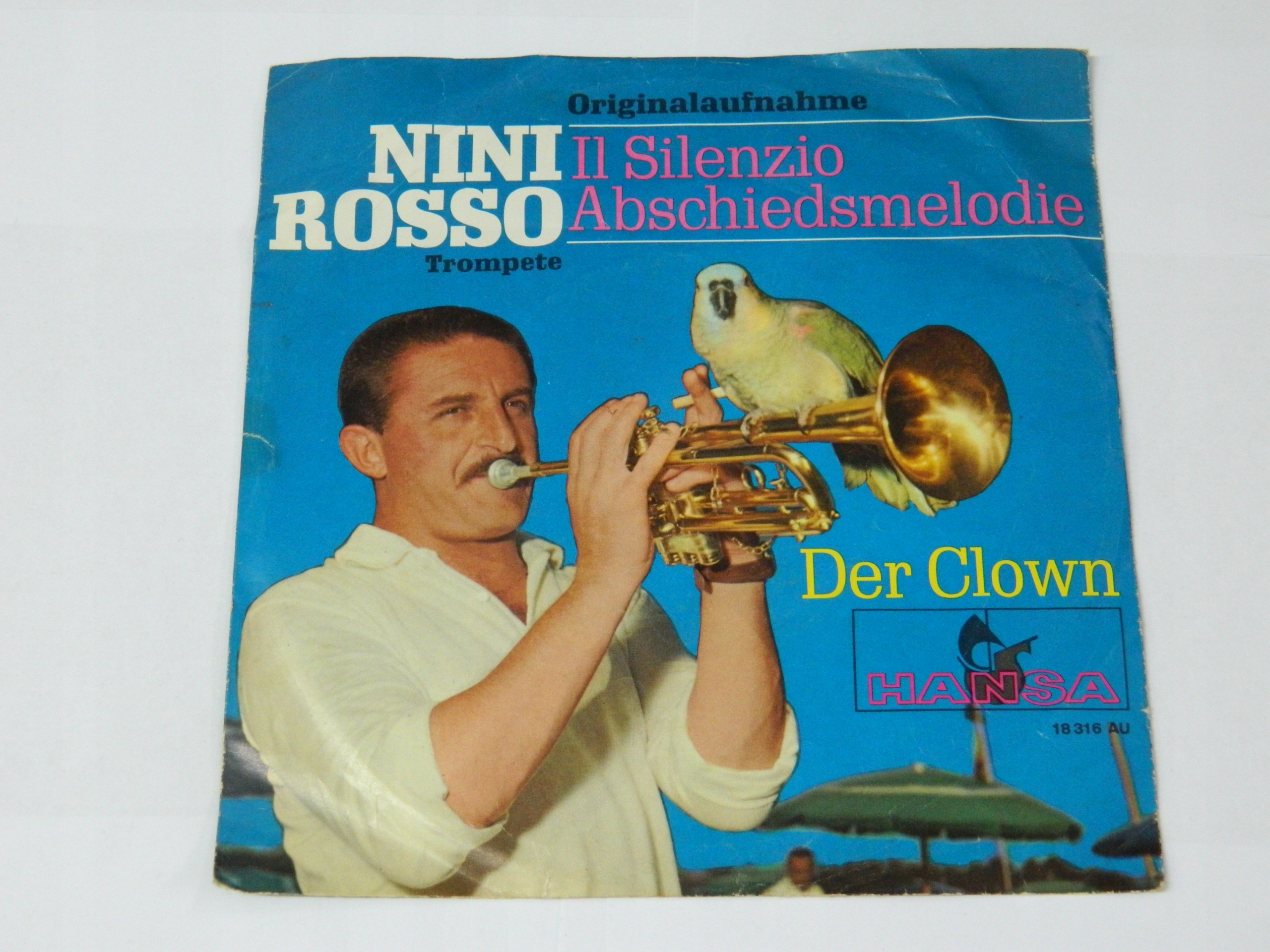 Il Silenzio (Abschiedsmelodie) / Der Clown Nini Rosso Winyl • Cena ...