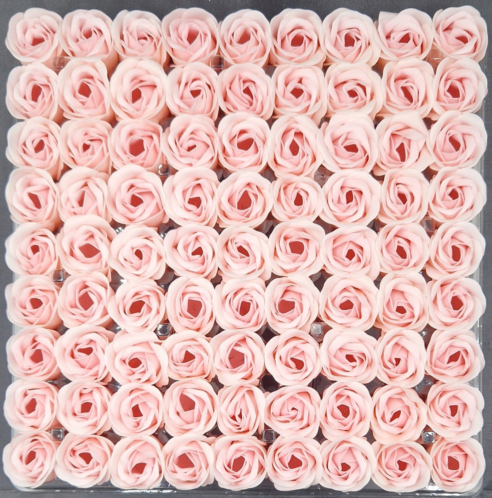 PUDROWE Jasny Róż Róże Mydlane Kwiaty Pudełko 81 (5907038370875) • Cena ...