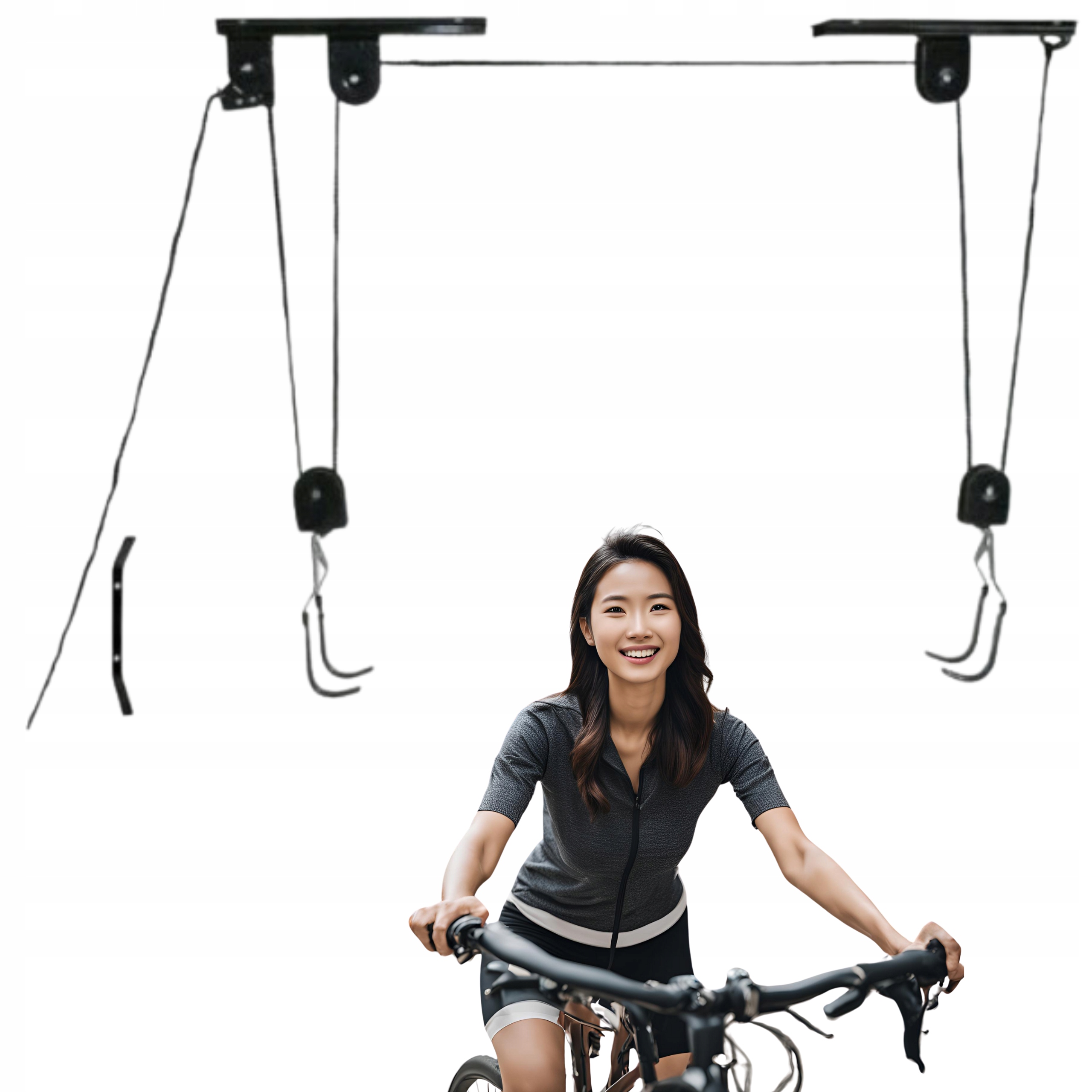 Wieszak Rowerowy Podsufitowy 20kg - Winda do Roweru Kaiwei Wieszak na ...