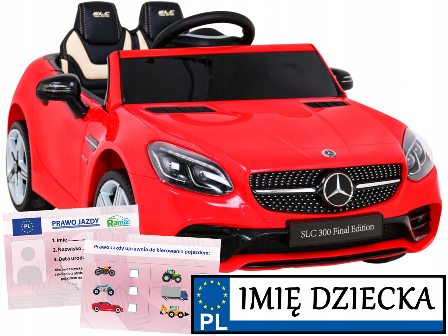 MERCEDES samochodzik dla dziecka NA AKUMULATOR 13463679297 - Allegro.pl