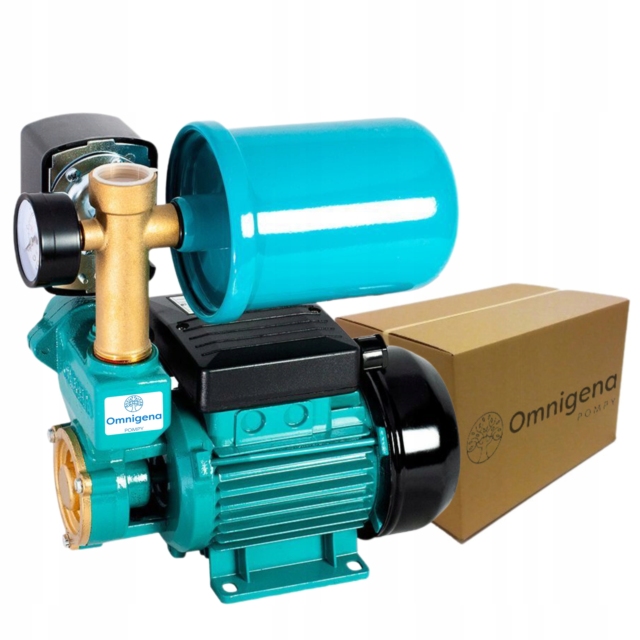 OMNIGENA HYDROFOR POMPA WZ 250 230V ZESTAW HYDROFOROWY ZBIORNIK 2L ...