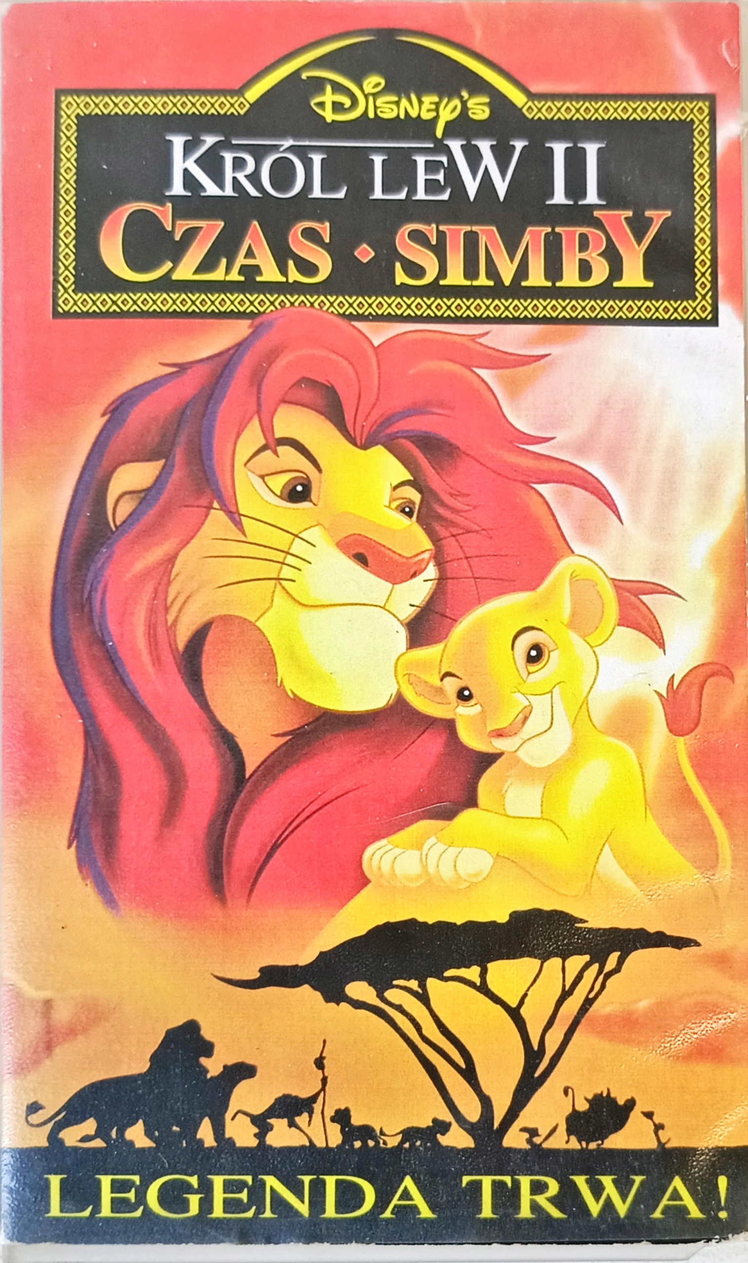 VHS KRÓL LEW II CZAS SIMBY LEGENDA TRWA 16860010172 - Sklepy, Opinie ...
