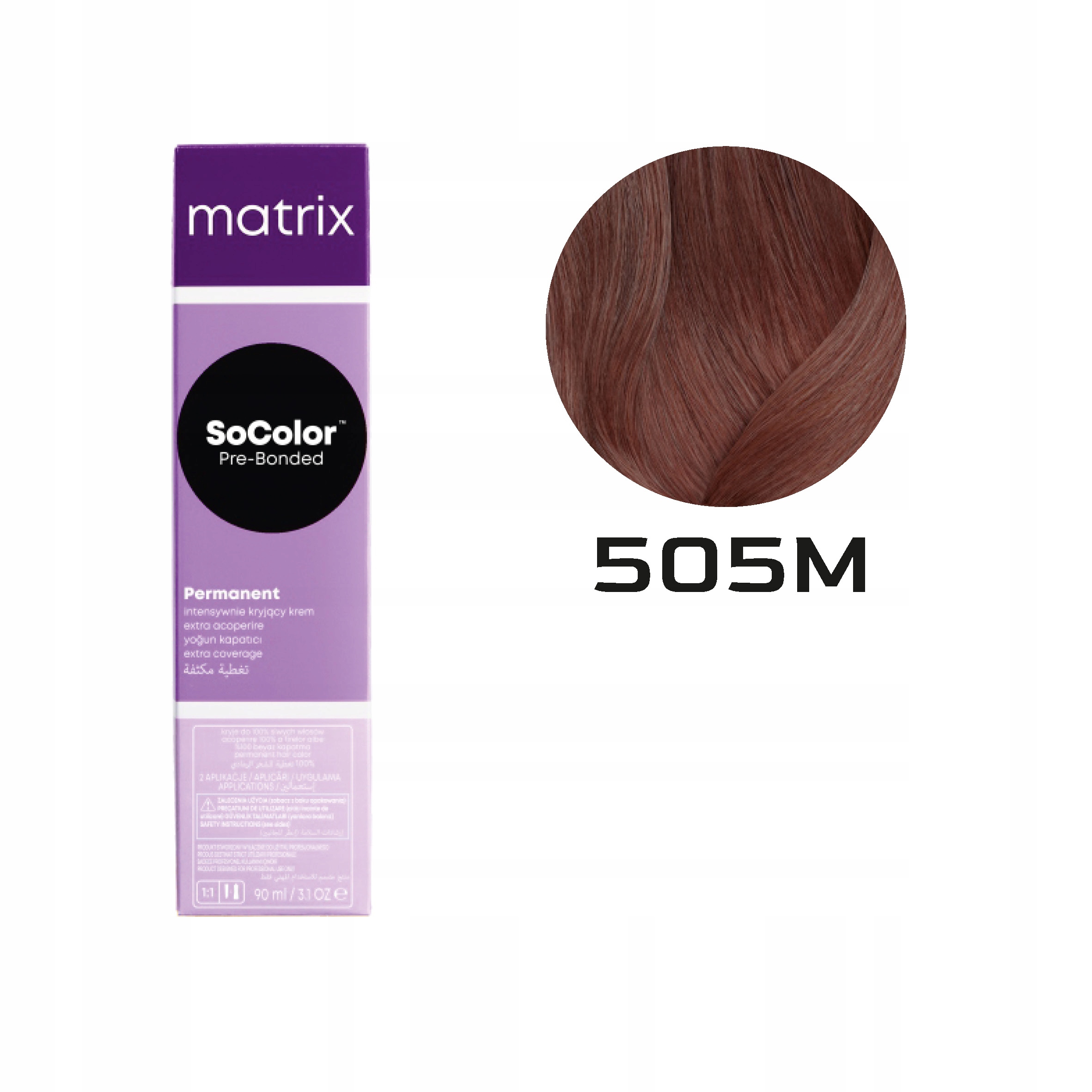 Matrix SoColor SCB2 505M - farba do włosów 90 ml 13684948775 - Allegro.pl