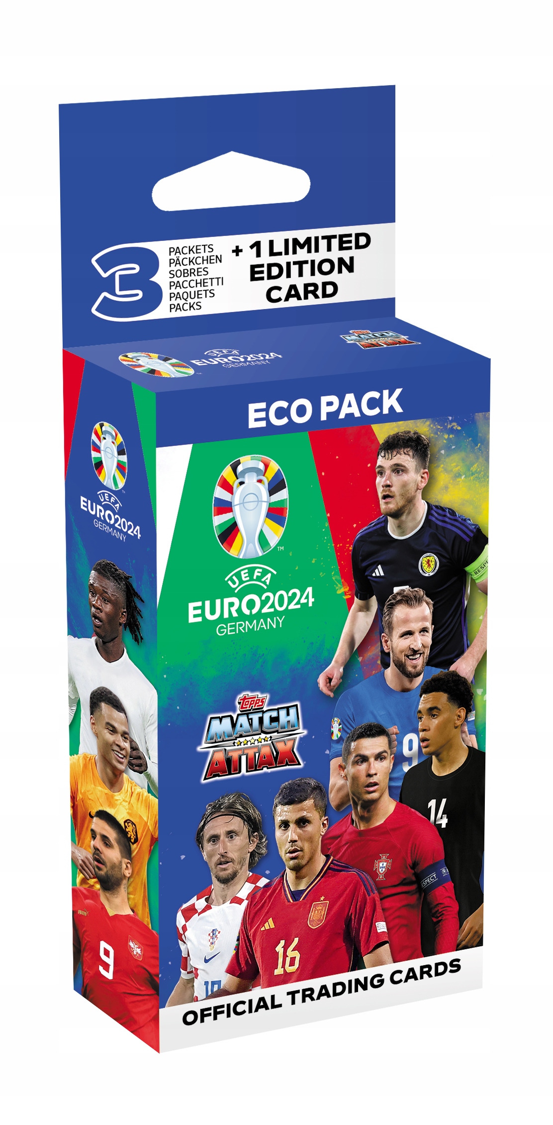 Official cards Topps EURO 2024 - SASZETKI LIMITED BLISTER EURO 2024 ...