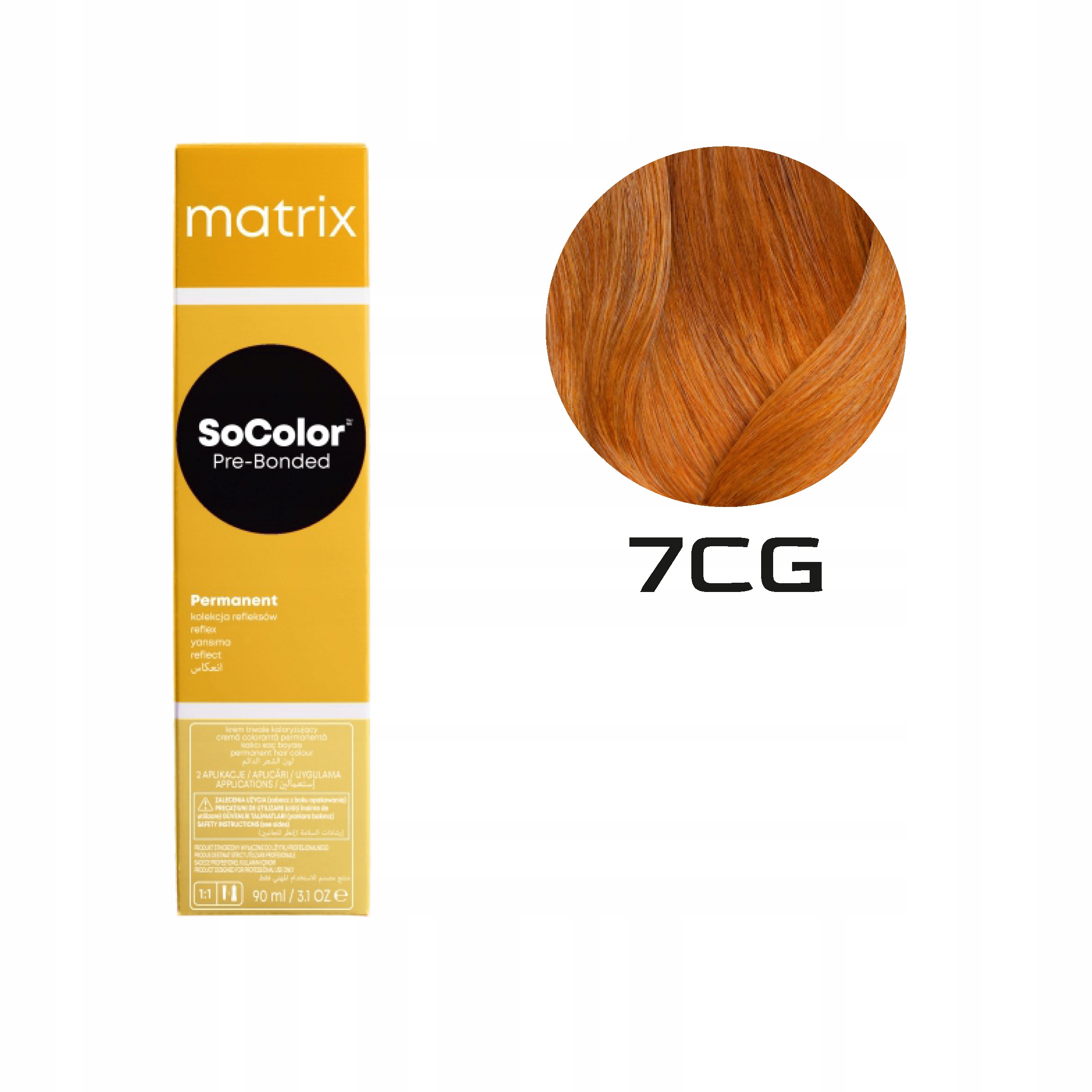 Matrix SoColor 7CG - Farba do włosów 90 ml (3474636989270) • Cena ...