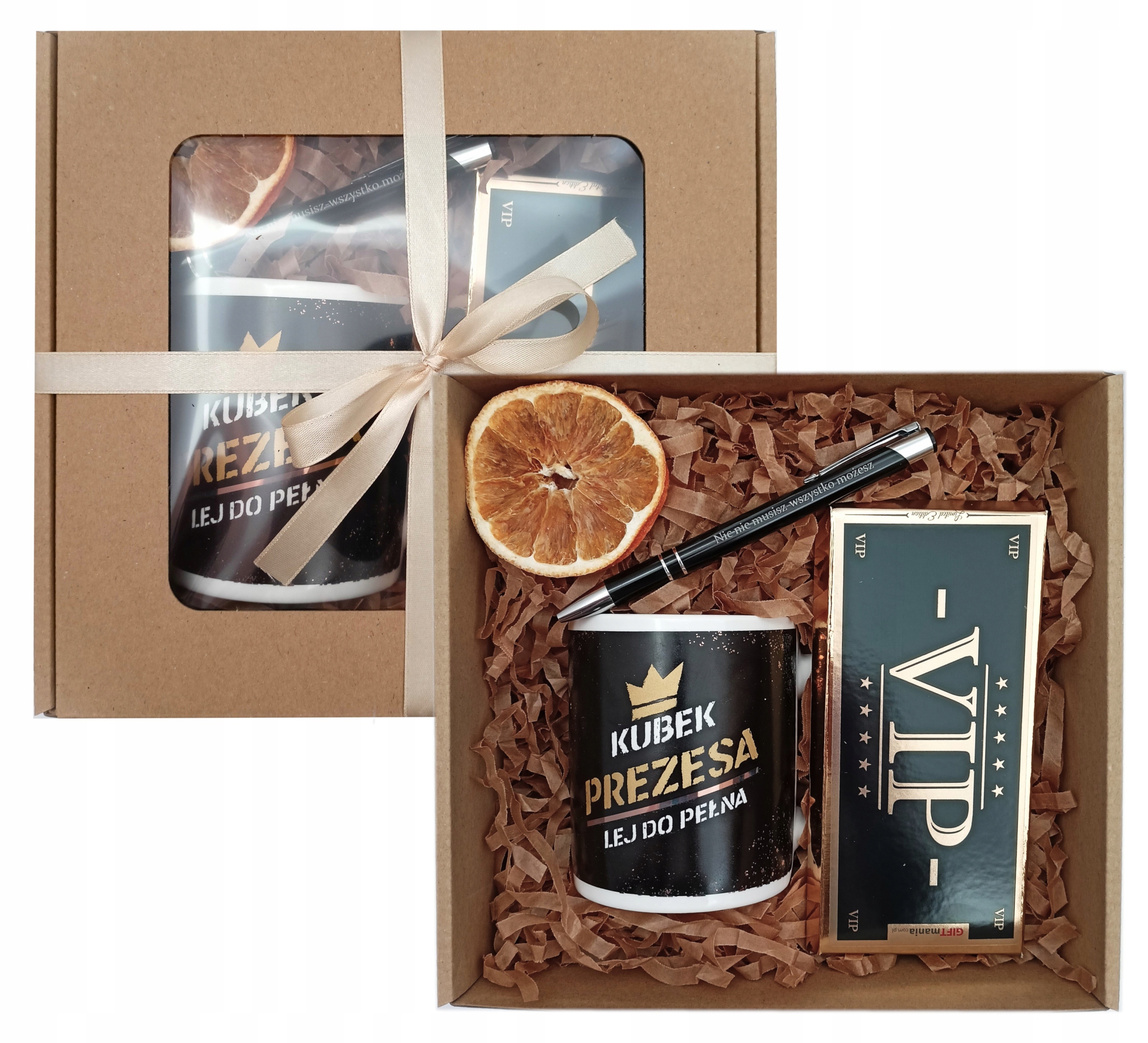 Prezent box dla szefa prezesa mężczyzny na urodziny podziękowanie 18-99 ...