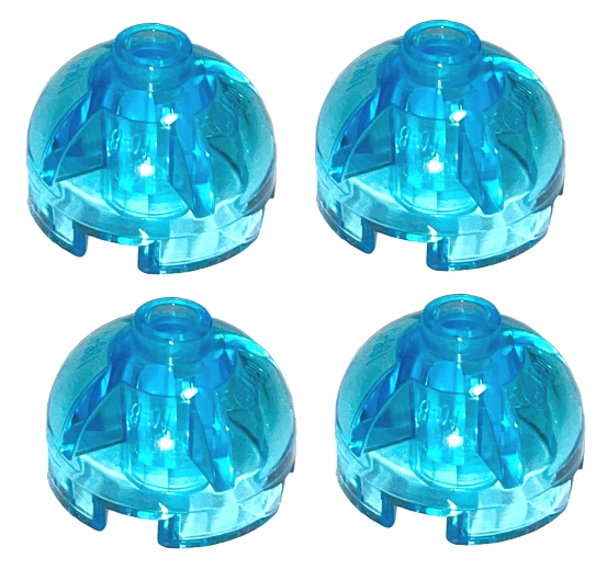 LEGO kopuła 2x2 tr. light blue 4 szt. 30367 553c • Cena, Opinie • Mieszane 12074409260 • Allegro