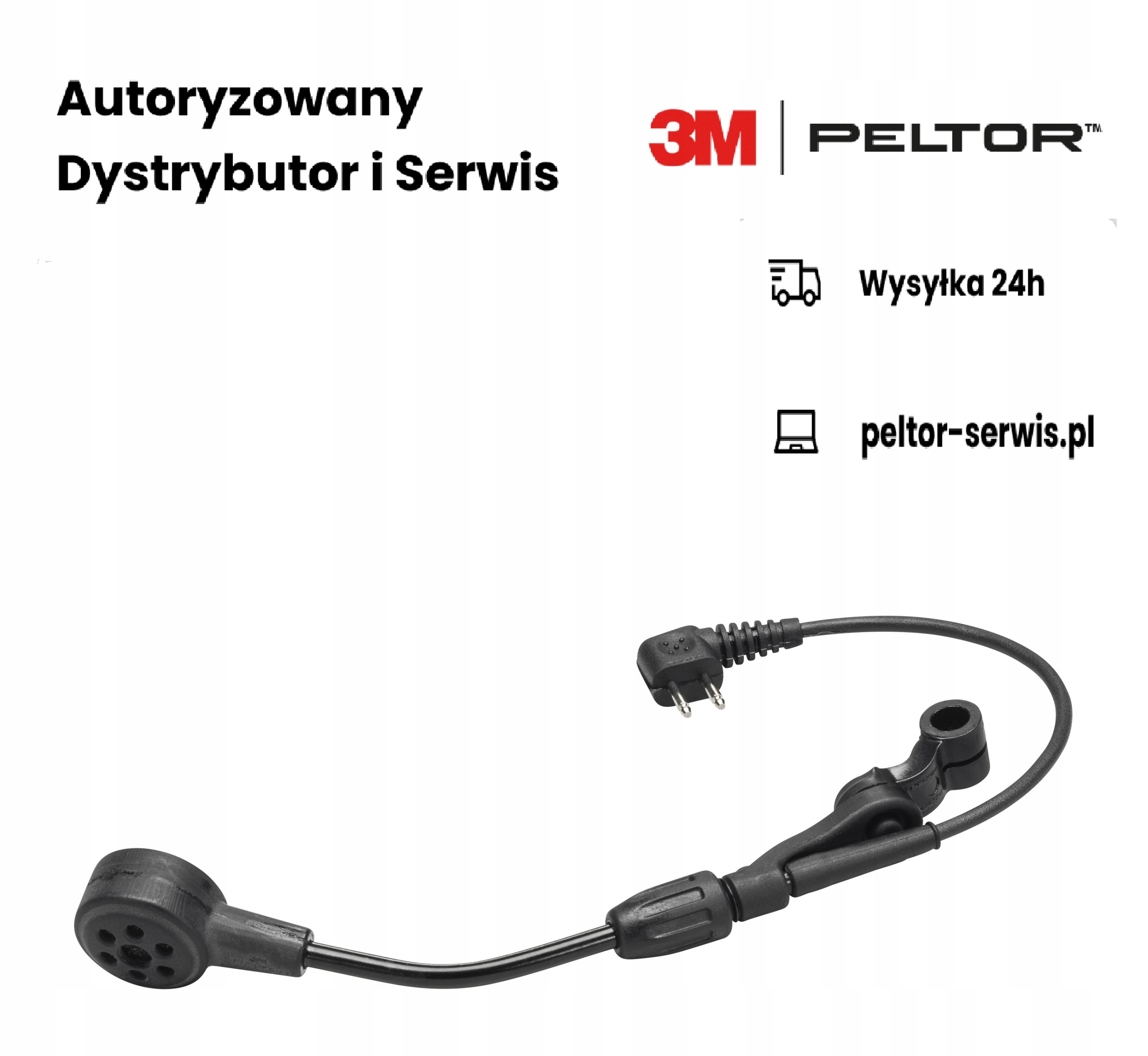 3M Peltor oryginalny mikrofon dynamiczny MT73 - 07318640067547 ...