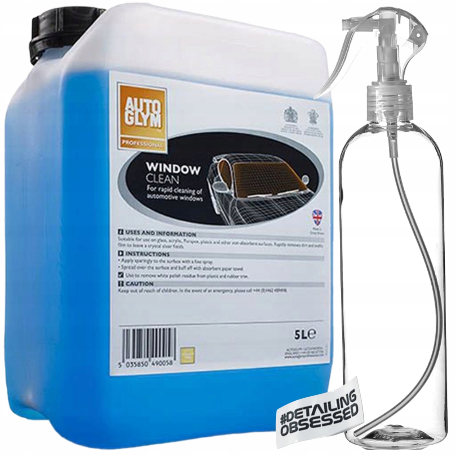 AUTOGLYM Window Clean 5L - Vysoce účinná kapalina na okna ...