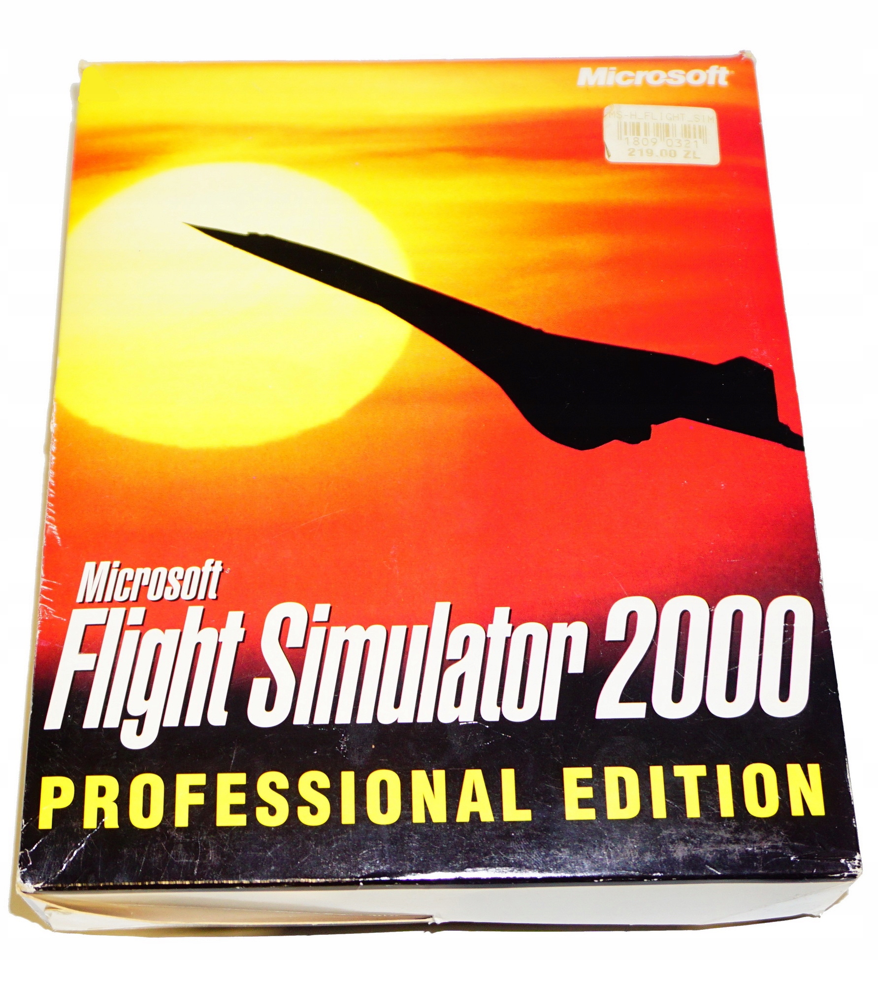 MICROSOFT FLIGHT SIMULATOR 2000 PROFESSIONAL EDITION BIG BOX ENG PC ...