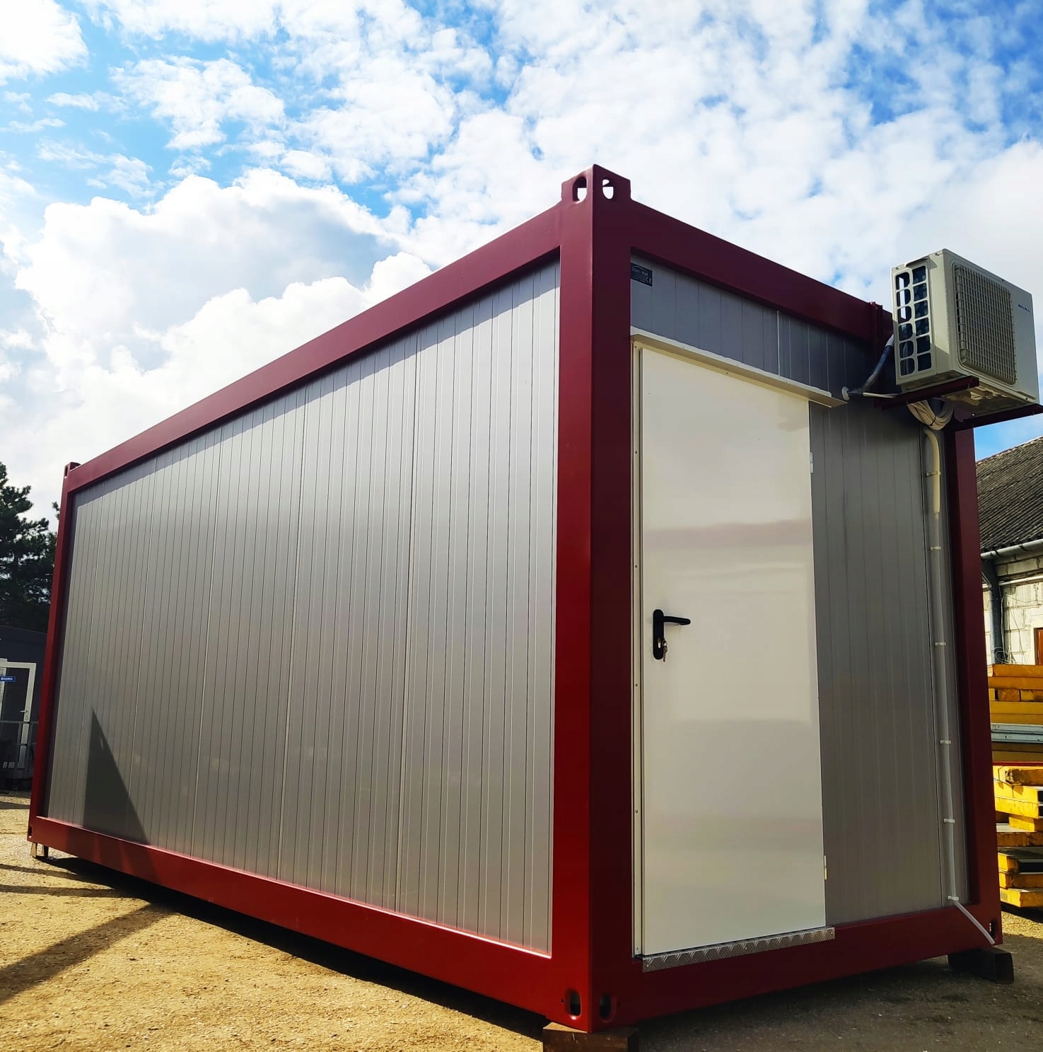 KONTENER BIUROWY • Cena, Opinie • Kontenery 13094444392 • Allegro