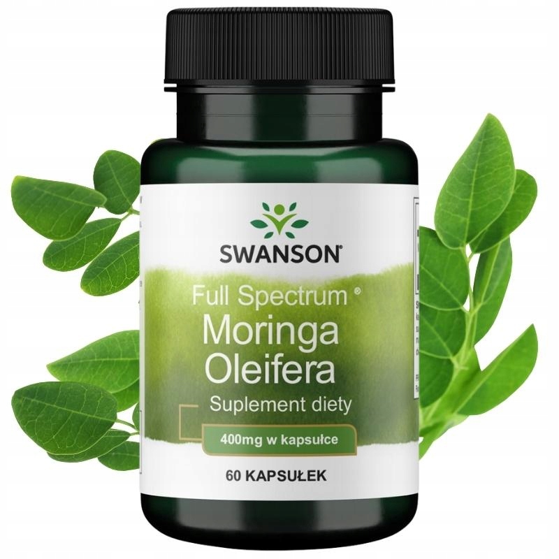 SWANSON Full Spectrum Moringa Oleifera 400mg 60kaps. (087614113906 ...