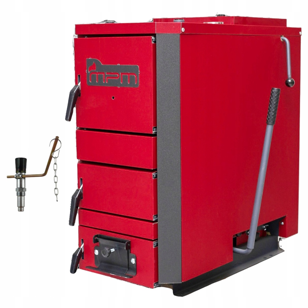 Piec MPM stalowy na drewno 6 kW • Cena, Opinie - Allegro
