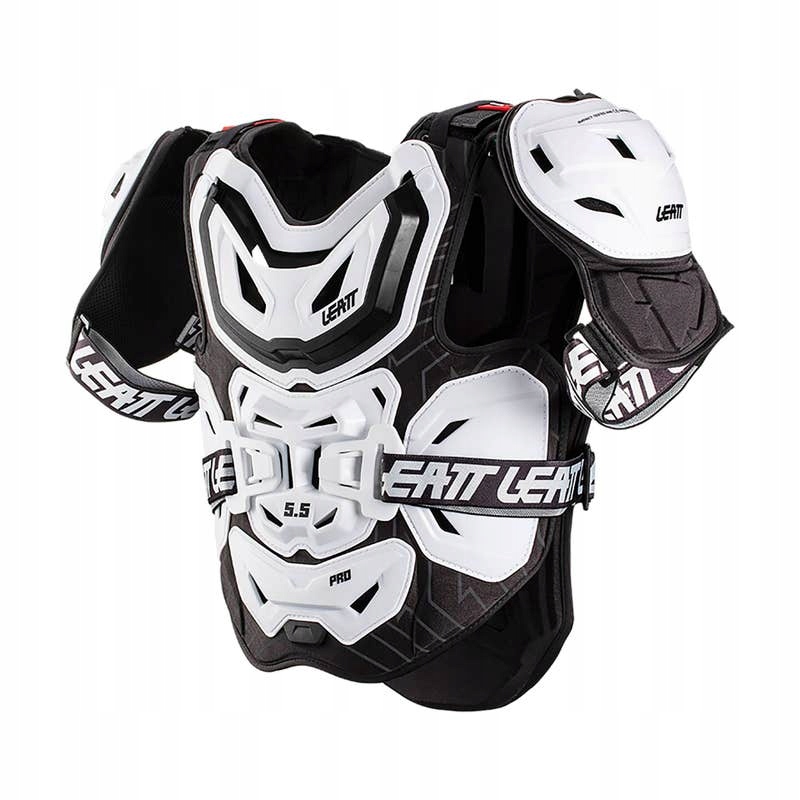 OSŁONA KLATKI PIERSIOWEJ (BUZER) LEATT CHEST PROTECTOR 5.5 PRO WHITE ...